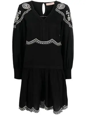 TWINSET Embroidered Mini Dress
