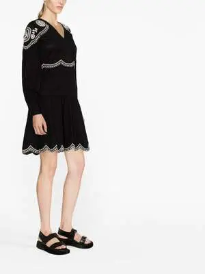 TWINSET Embroidered Mini Dress