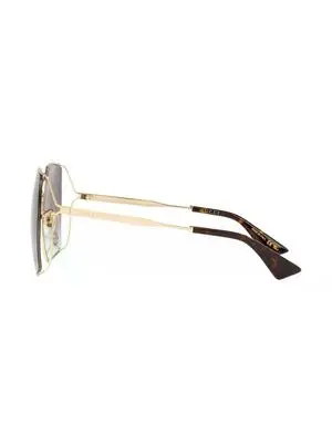Gucci Logo-engraved Sunglasses