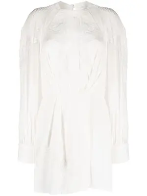 IRO PARIS Belinda Lace-trim Dress - White