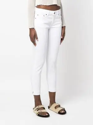 DONDUP Slim-cut Cropped Jeans