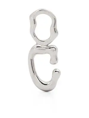 MARIA BLACK Fluent Letter C Charm - Silver