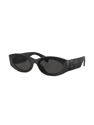 Miu Miu Glimpse Oval-frame Sunglasses