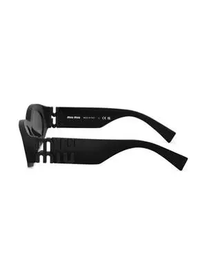 Miu Miu Glimpse Oval-frame Sunglasses