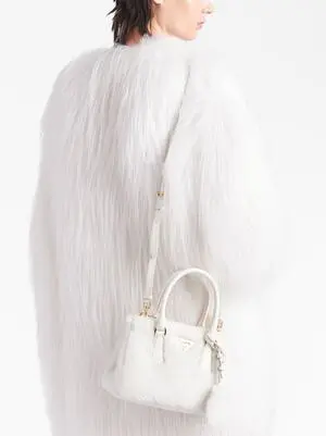 Prada Galleria Shearling Mini Bag
