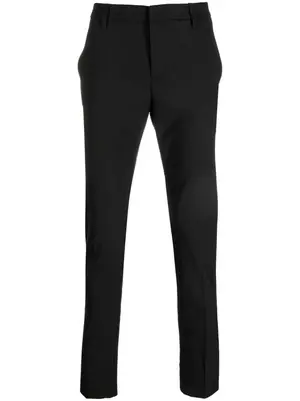 DONDUP Virgin-wool Tailored Trousers - Black