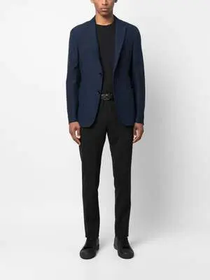 DONDUP Virgin-wool Tailored Trousers - Black