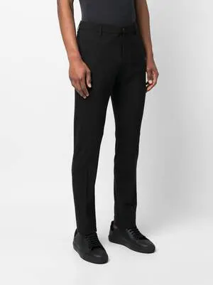 DONDUP Virgin-wool Tailored Trousers - Black
