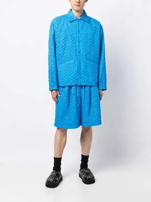 TOGA VIRILIS Textured Shirt Jacket