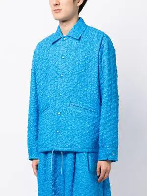 TOGA VIRILIS Textured Shirt Jacket