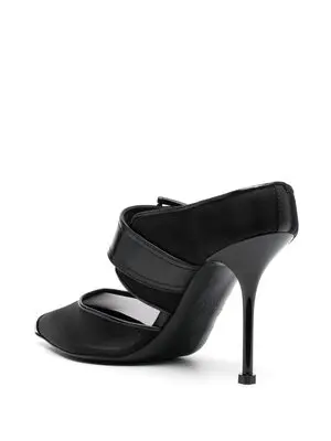 Alexander McQueen Punk Mesh Mules - Black