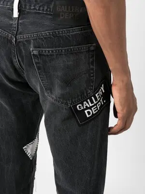 GALLERY DEPT. Mid-rise Straight-leg Jeans