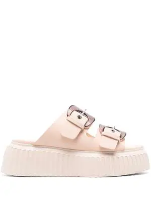 Agl Mid Calf Sandals For Women