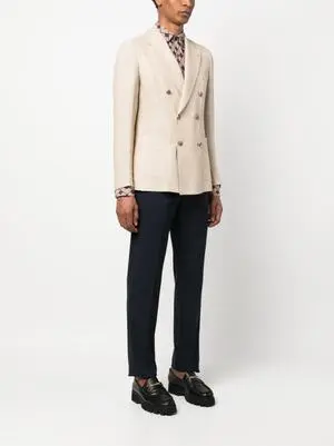 Tagliatore Double-breasted Peak-lapels Blazer