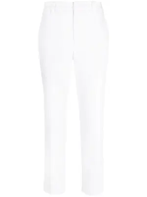 Brunello Cucinelli Cropped-leg Cotton Trousers