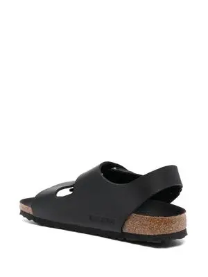 BIRKENSTOCK Milano Buckled Slingback Sandals - Black