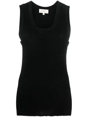 Studio Nicholson Sleeveless Knit Top - Black