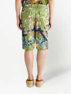 Etro Floral-print Deck Shorts