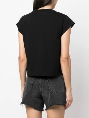 AGOLDE Crew Neck Short-sleeve T-shirt - Black