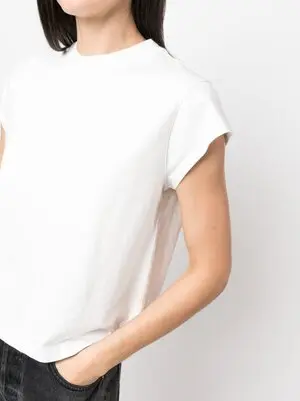 AGOLDE Crew Neck Short-sleeve T-shirt - White