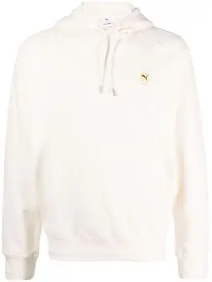 PUMA Slogan-print Drawstring Hoodie
