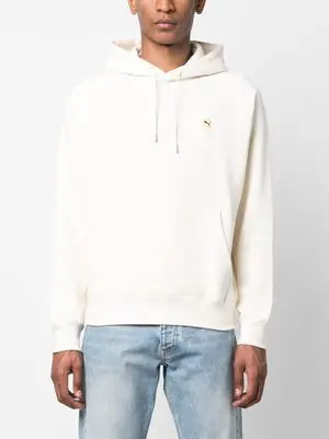 PUMA Slogan-print Drawstring Hoodie