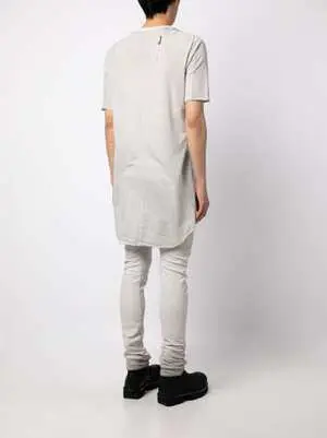 Boris Bidjan Saberi Round Neck Longline T-shirt