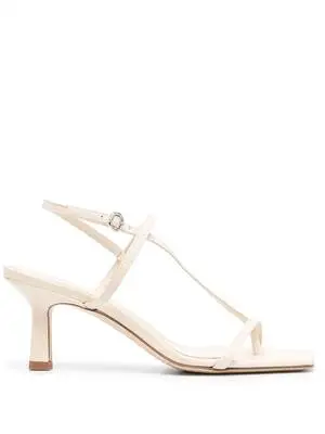 AeydĒ 70mm Leather Sandals - Neutrals
