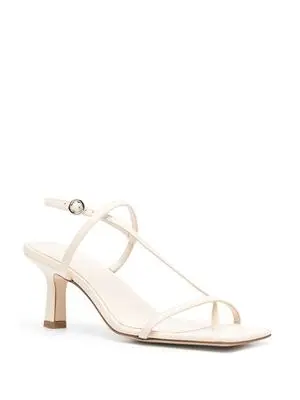 AeydĒ 70mm Leather Sandals - Neutrals