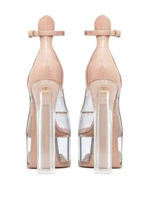 Valentino Garavani Tan-go Transparent Platform Pumps