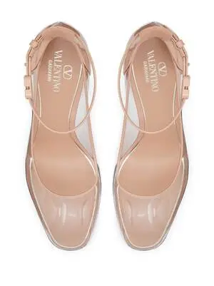 Valentino Garavani Tan-go Transparent Platform Pumps
