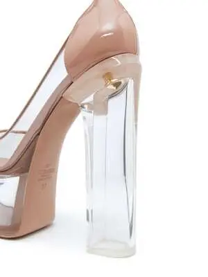 Valentino Garavani Tan-go Transparent Platform Pumps