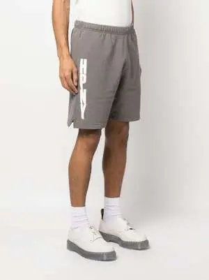 Heron Preston Logo-print Track Shorts - Grey