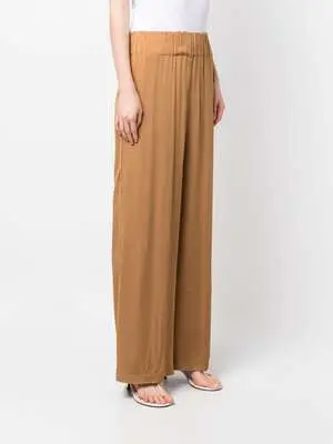 Aspesi High-waist Wide-leg Trousers - Brown