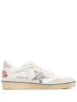 GOLDEN GOOSE Ballstar Leather Sneakers - White