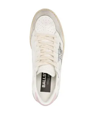 GOLDEN GOOSE Ballstar Leather Sneakers - White