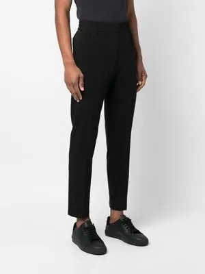 SAMSOE SAMSOE Smithy Tapered-leg Trousers - Black