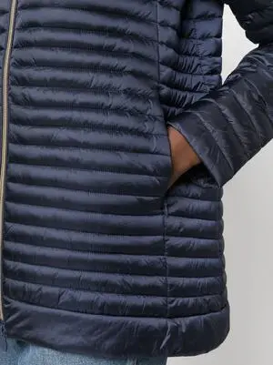 SAVE THE DUCK Iris Removable-hood Coat - Blue