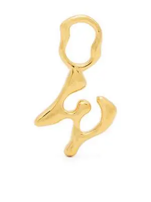 MARIA BLACK Fluent Letter W Charm - Gold