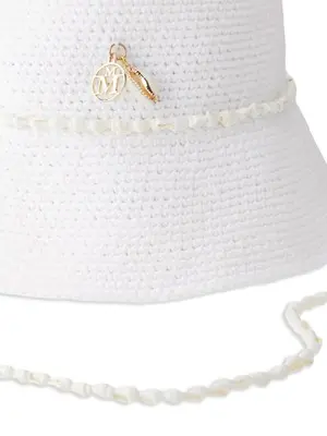MAISON MICHEL Axel Shell-embellished Bucket Hat