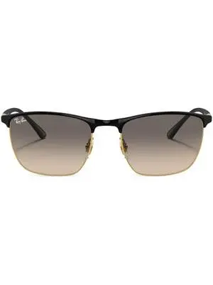 Ray-ban Square-frame Sunglasses - 187/32 Black On Arista