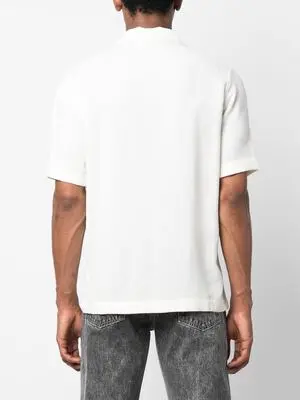 Séfr Buttoned Short-sleeved Shirt - Neutrals