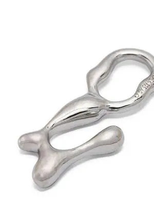 MARIA BLACK Fluent U Letter Charm - Silver