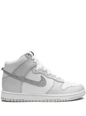 Nike Dunk High Sneakers - 100white/metallic Silver