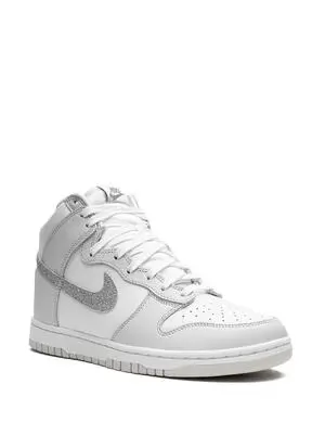 Nike Dunk High Sneakers - 100white/metallic Silver