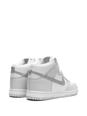 Nike Dunk High Sneakers - 100white/metallic Silver