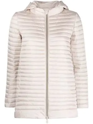 SAVE THE DUCK Iris22 Alima Removable Hood Padded Jacket - Neutrals