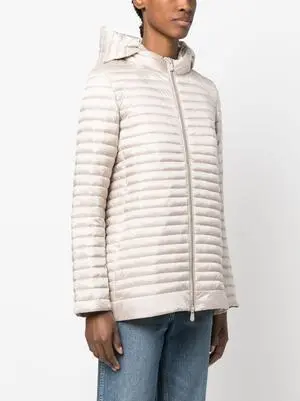 SAVE THE DUCK Iris22 Alima Removable Hood Padded Jacket - Neutrals
