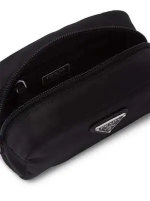 Prada Small Zip-up Makeup Bag - Black