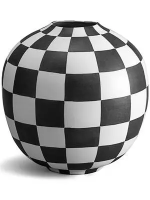 L'Objet Damier Large Vase - White